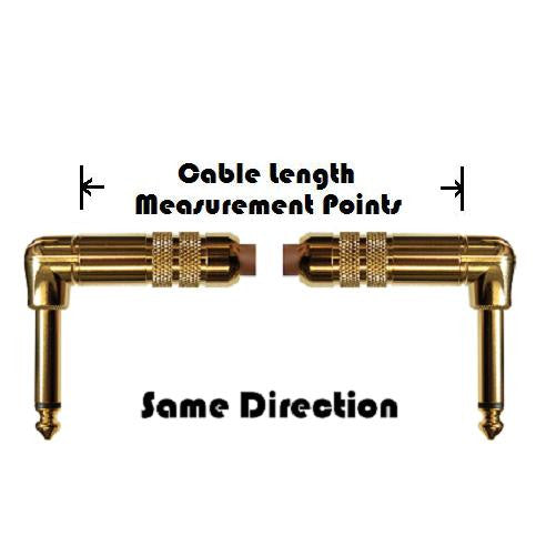 Vintage Series Braided Guitar Cable - Dual Right Angle Plugs ...
